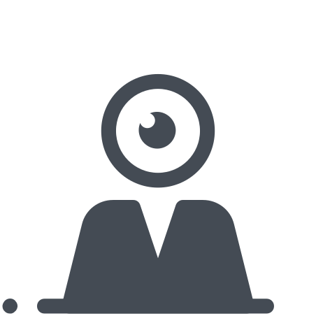 Web Camera Meeting icon in Pastel Style