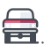 Pickup Front View icon in Pastel Style