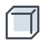 Orthogonal View icon in Pastel Style