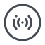 RFID Signal icon in Pastel Style