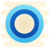 Cortana icon in Cute Clipart Style