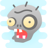 Plants Vs Zombies icon in Cute Clipart Style
