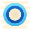Cortana icon in Cute Clipart Style