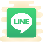 LINE icon in Cute Clipart Style