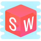 SolidWorks icon in Cute Clipart Style