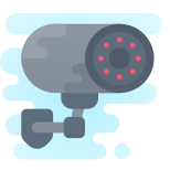 Bullet Camera icon in Cute Clipart Style