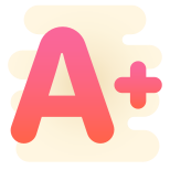 Increase Font icon in Cute Clipart Style