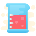Measuring Cylinder icon in Cute Clipart Style