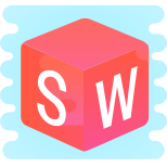 SolidWorks icon in Cute Clipart Style