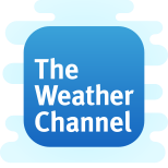 The Weather Channel icon in Cute Clipart Style