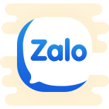 Zalo icon in Cute Clipart Style