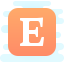 Etsy icon in Bubbles Style