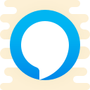 Amazon Alexa Logo icon in Cute Color Style