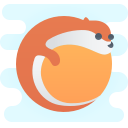 Lutris Launcher icon in Cute Outline Style