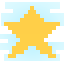 Pixel Star icon in iOS Style