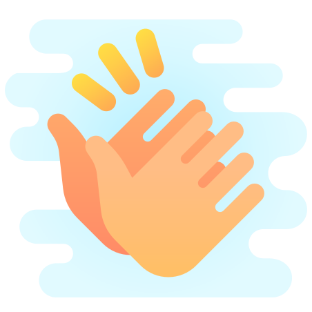 Applause icon in Cute Clipart Style