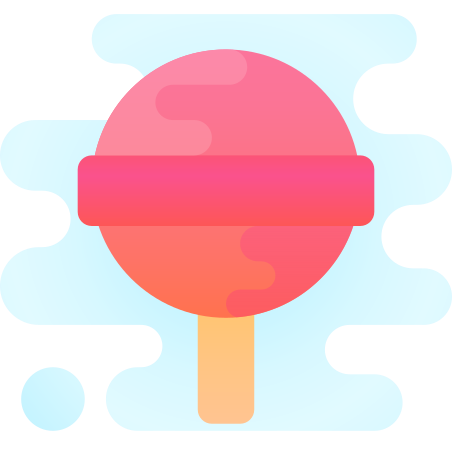 Chupa Chups icon in Cute Clipart Style