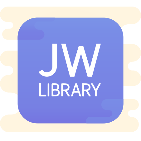 Jw Library icon in Cute Clipart Style
