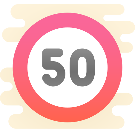 Maximum Speed icon in Cute Clipart Style