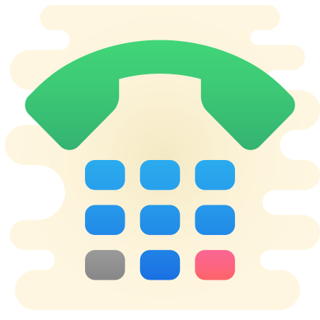 Number Pad icon in Cute Clipart Style