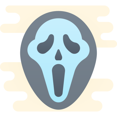 Scream icon in Cute Clipart Style