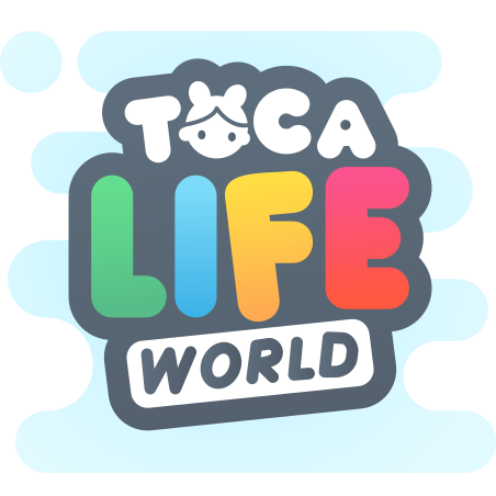 Toca Life World icon in Cute Clipart Style