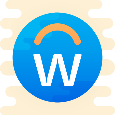 Workday icon in Cute Clipart Style