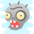 Plants Vs Zombies icon in Cute Clipart Style
