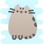 Pusheen icon in Cute Clipart Style
