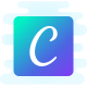 Canva App icon in Cute Clipart Style