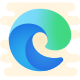 Microsoft Edge icon in Cute Clipart Style