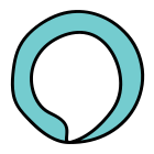 Amazon Alexa Logo icon in Doodle Style
