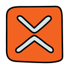 XMind icon in Doodle Style