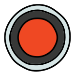 Bandicam icon in Doodle Style
