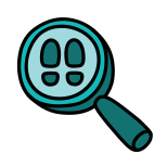 Evidence icon in Doodle Style
