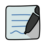 GoodNotes icon in Doodle Style