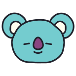 Koya Bt21 icon in Doodle Style