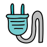Electrical icon in Cute Color Style