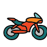 Motorcycle icon in Windows Metro Style