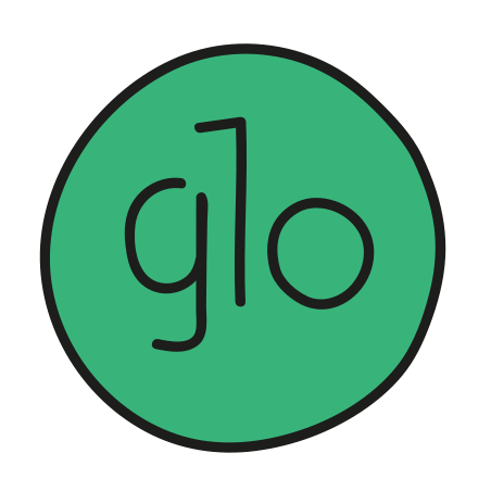 Glo icon in Doodle Style
