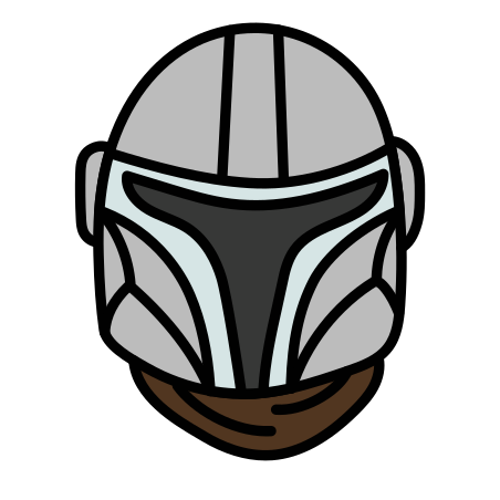 Mando icon in Doodle Style