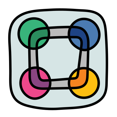 Parentsquare icon in Doodle Style