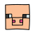 Minecraft Pig icon in Doodle Style