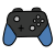 Nintendo Switch Pro Controller icon in Doodle Style