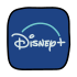 Disney Plus icon in Doodle Style