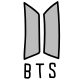 BTS Logo icon in Doodle Style
