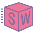 SolidWorks icon in Cute Color Style