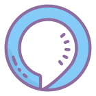 Amazon Alexa Logo icon in Cute Color Style