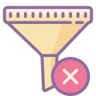 Clear Filters icon in Cute Color Style