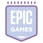 Epic Games icon in Cute Color Style